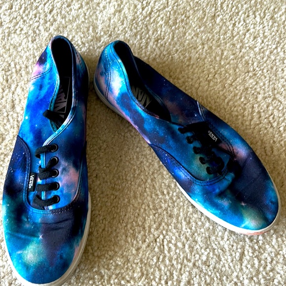 Vans | Shoes | Galaxy Style Vans Primary Color Is Blue | Poshmark